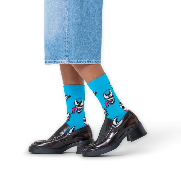 HAPPY SOCKS - MARVEL™ Spider-Man Venom Sock – Energy Clothing Stamford
